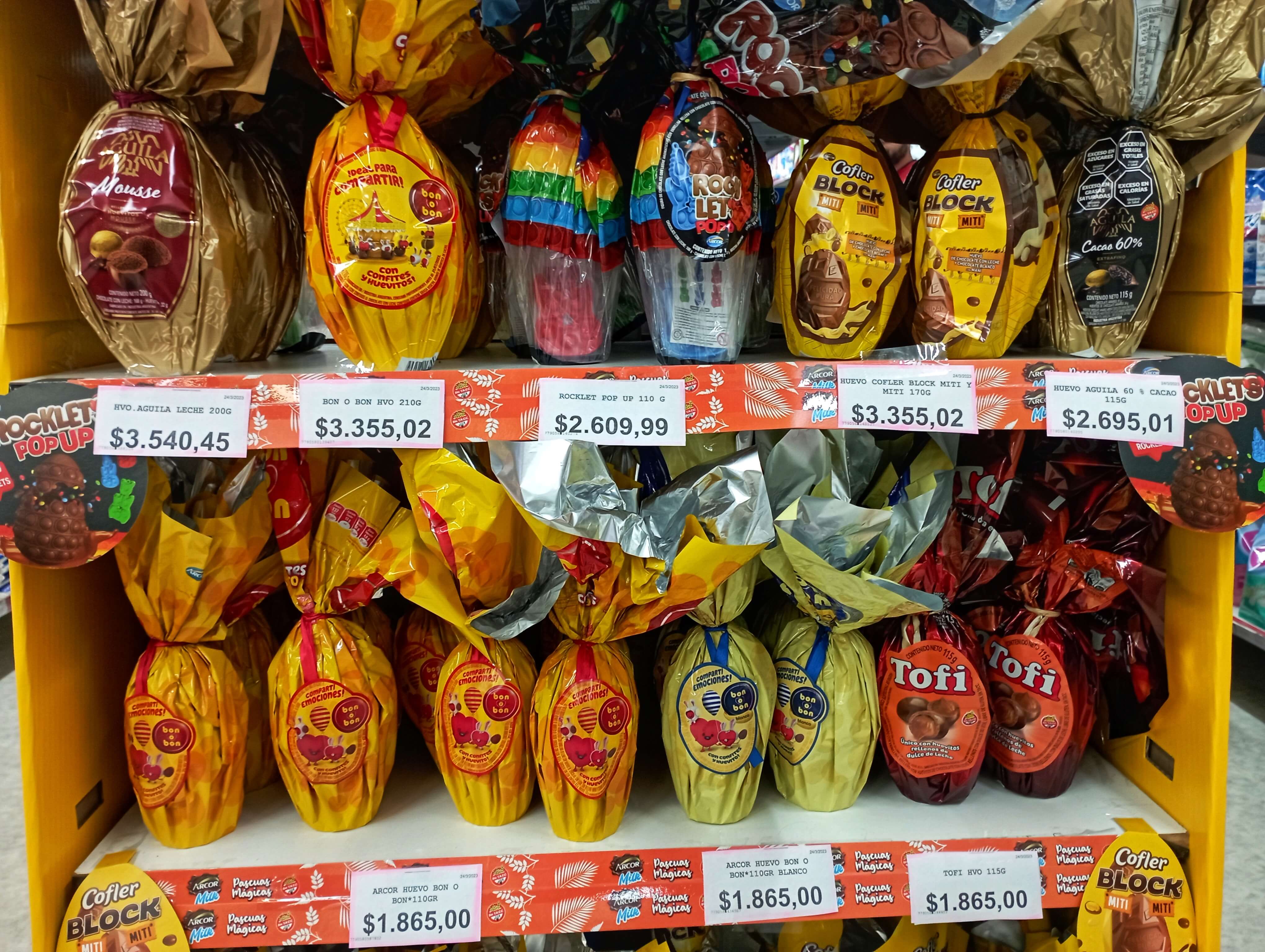 Un huevo de Pascuas puede llegar a costar hasta 7 mil pesos