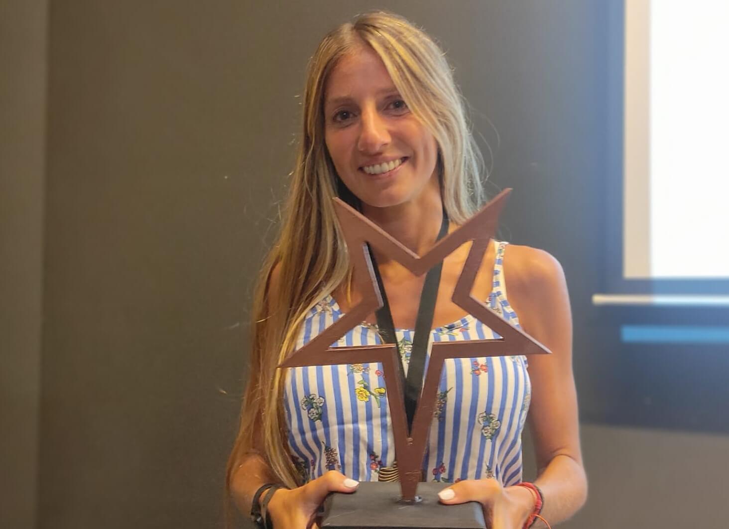 Brenda Bernard se llevó el máximo galardón en la noche del Atletismo