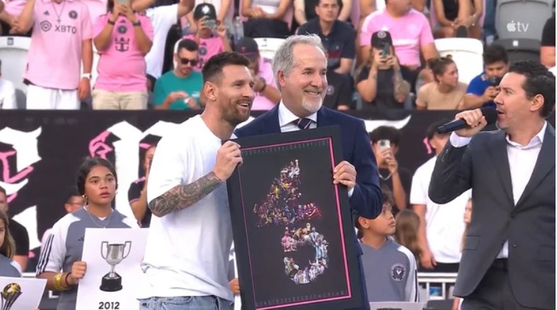 Emotivo homenaje del Inter Miami a Messi • Diario Núcleo