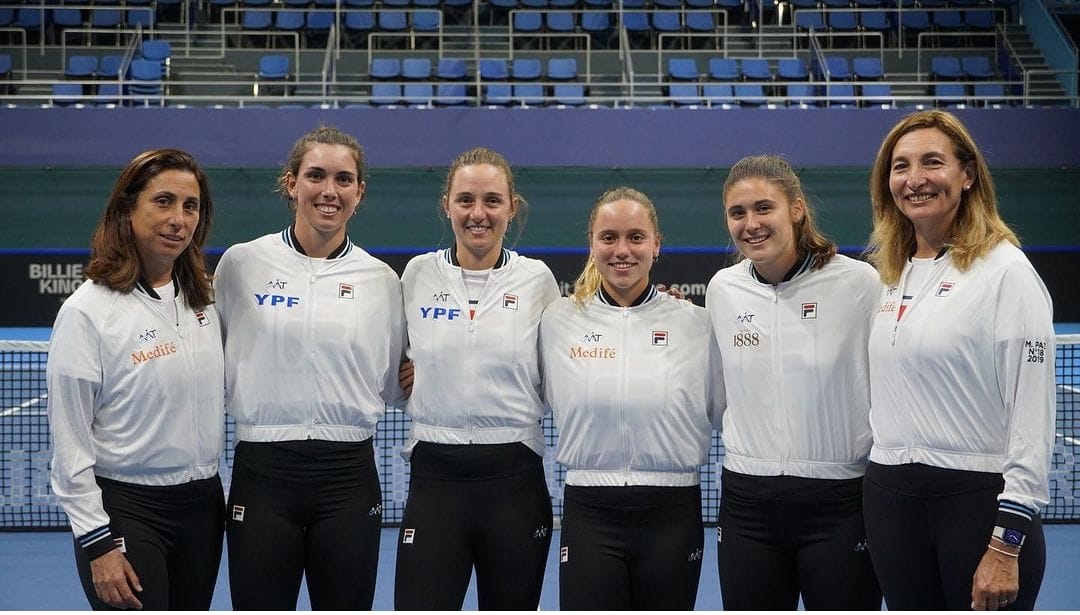 Con Julia Riera, Argentina entrena para la Billie Jean King Cup ...