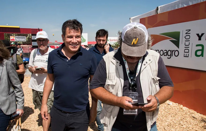 Facundo Manes estuvo presente en la Expoagro 2023 • Diario Núcleo